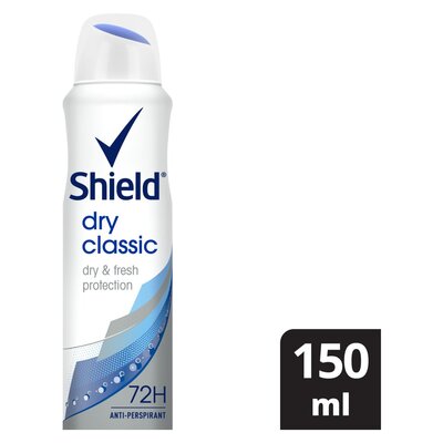 Shield Women Dry Classic Antiperspirant Deodorant Body Spray 150ml | PnP