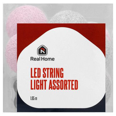 Real Home LED String Light Assorted Colours | PnP