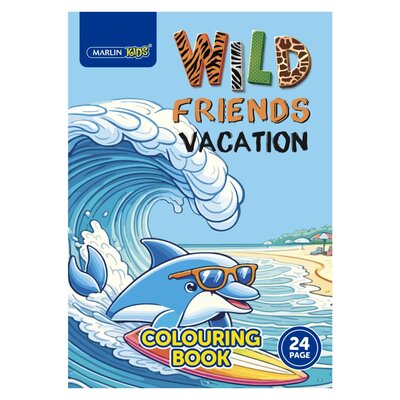 Marlin Kids Wild Friends Colouring & Activity Book 24 Pieces | PnP