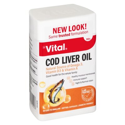 Vital Cod Liver Oil Capsules 90s | Smart Price Specials | PnP Home