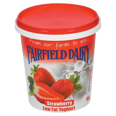 Fairfield Dairy Strawberry Low Fat Yoghurt 1L | PnP