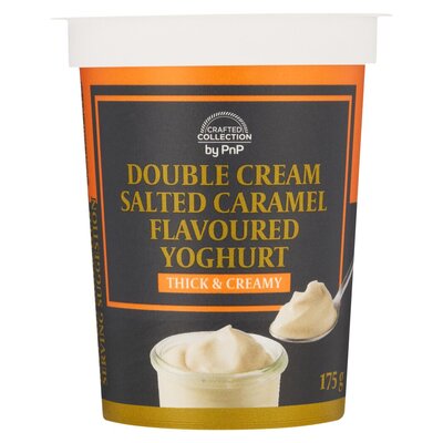 Crafted Collection Double Cream Salted Caramel Yoghurt 175g | PnP