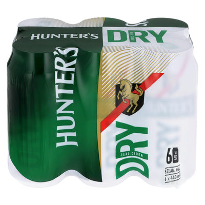Hunters Dry Can 6 x 440ml | PnP
