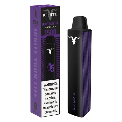 Ignite Blue Razz Ice Disposable Vape Pen 1500 Puff | PnP