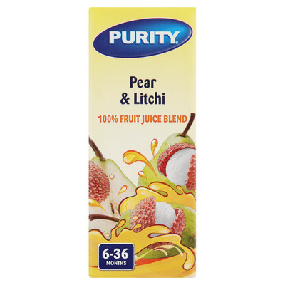 Purity Pear & Litchi Baby Juice 200ml | PnP