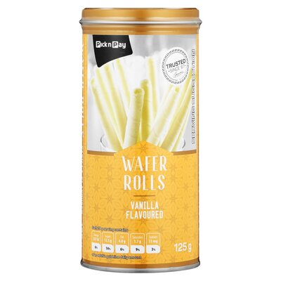 PnP Vanilla Flavoured Wafer Rolls 125g | PnP