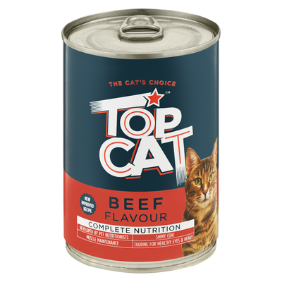 Top Cat Meatloaf Beef Flavour Cat Food 400g | PnP