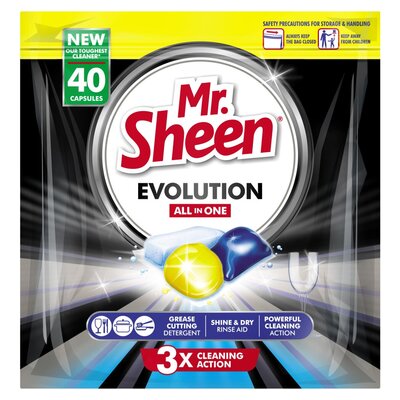 Mr Sheen Evolution Dishwashing Capsules 30 Pack | PnP