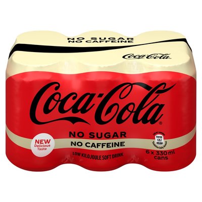 Coca-Cola No Sugar No Caffeine 330ml x 6 | PnP