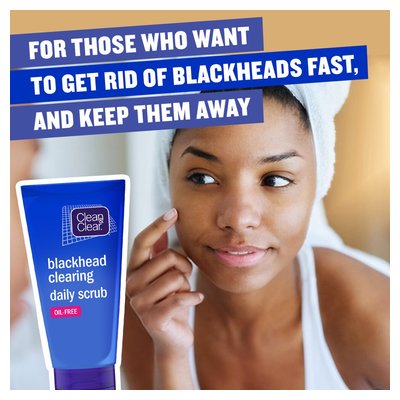 Clean & Clear Blackhead Clearing Daily Faical Scrub 150ml | PnP