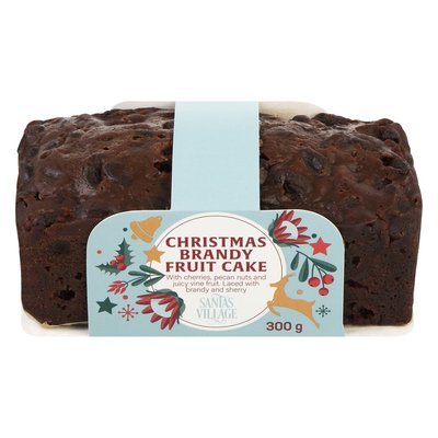 PnP Christmas Brandy Fruit Cake Slab 300g | PnP