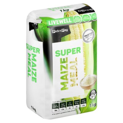 PnP Live Well Super Maize Meal 1kg | PnP