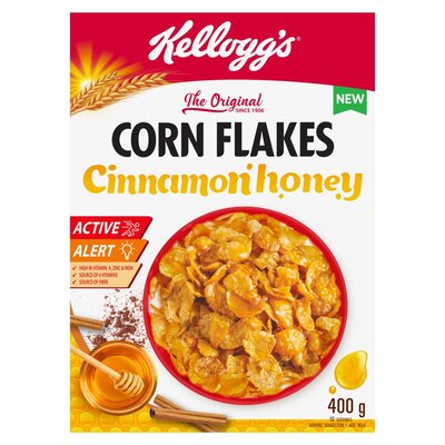 Kellogg's Corn Flakes Cinnamon Honey Cereal 400g | Smart Price Specials ...