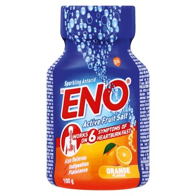 Eno Orange Flavoured Antacid Active Fruit Salt 100g | Smart Price ...