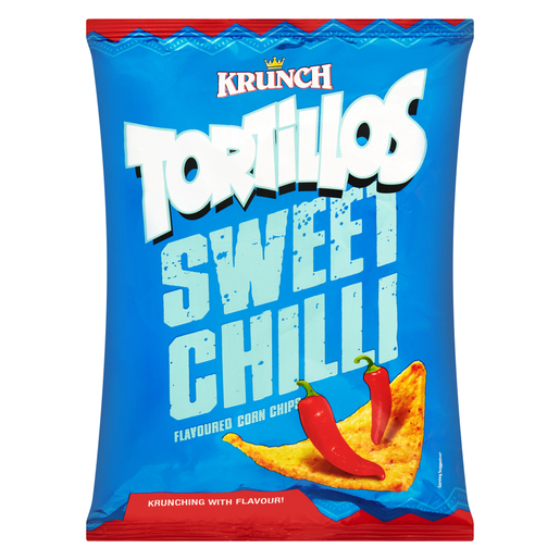 Krunch Tortillos Sweet Chilli Flavoured Corn Chips 20 x 145g | PnP
