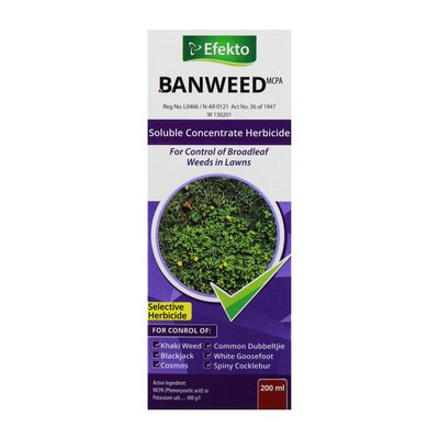 Efekto Banweed MCPA Soluble Concentrate Herbicide 200ml | Smart Price ...