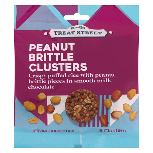PnP Treat Street Peanut Brittle Clusters 8 Pack | PnP