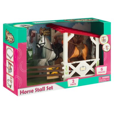 Saddle-Pal Horses & Stall Set | PnP