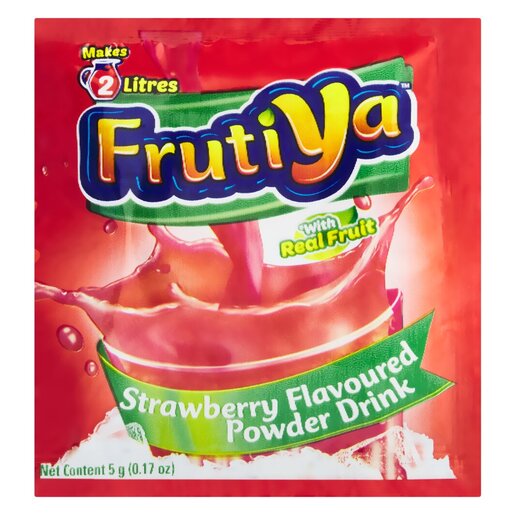 FRUTIYA PWDER FRUIT JUICE STRAWBERRY 5GR | PnP