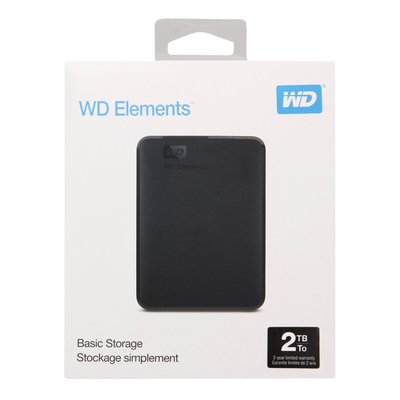 Western Digital Elements Port 2TB Black | PnP