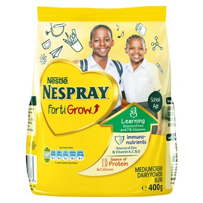 Nestle Nespray Forti Grow Medium Cream Dairy Powder Blend 400g | Smart ...