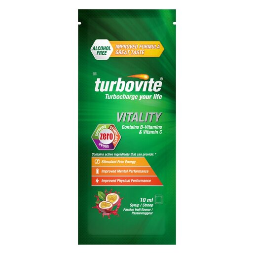 Turbovite Vitality Alcohol Free Syrup 10ml | PnP