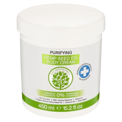 Bodycare From Africa Purifying Hemp Seed Oil Body Cream 100ml | PnP