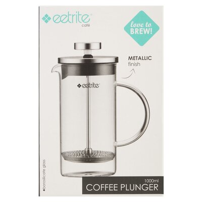 Eetrite Clear Coffee Plunger 1L | Smart Price Specials | PnP Home