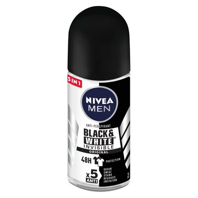 Nivea Men Roll On Black & White Anti- Perspirant 50ml | PnP