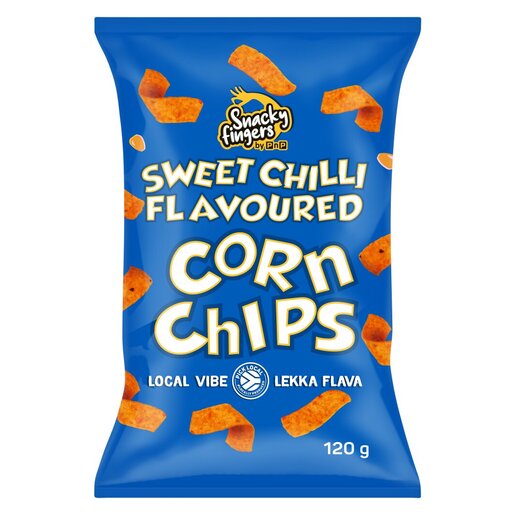 PnP Snacky Fingers Sweet Chilli Flavoured Corn Chips 120g | PnP