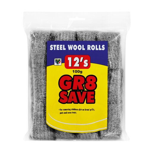 Gr8 Save Steelwool 12s | PnP
