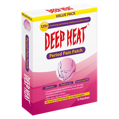 Deep Heat Period Pain Patches 3 Pack | Smart Price Specials | PnP Home