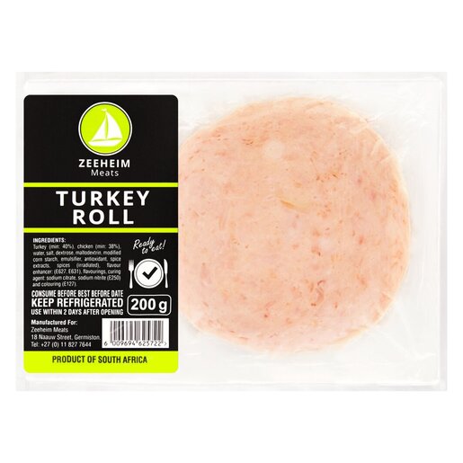 Zeeheim Meat Turkey Roll 200g | PnP