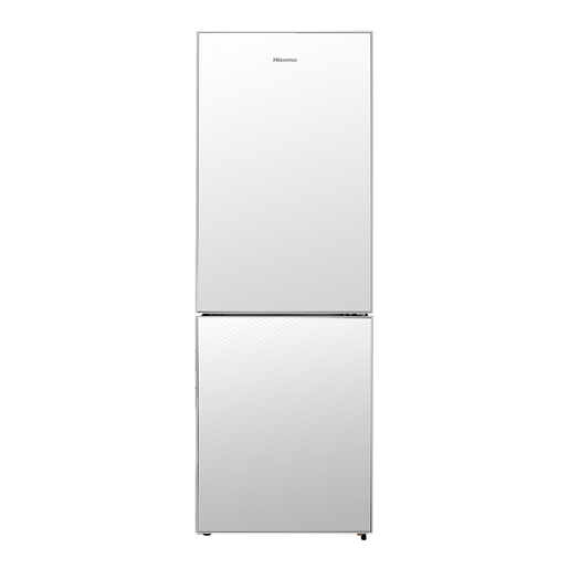 Hisense 420l Glass Combi Fridge White | PnP