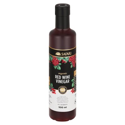 Safari Organic Red Wine Vinegar 500ml | PnP