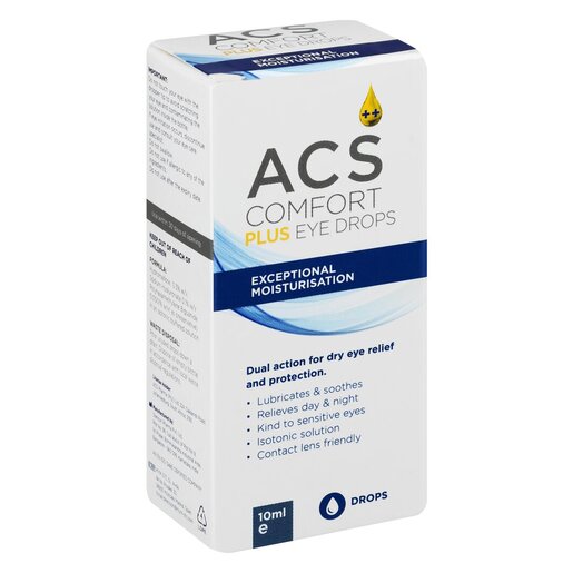 ACS Comfort Plus Eye Drops 10ml | PnP