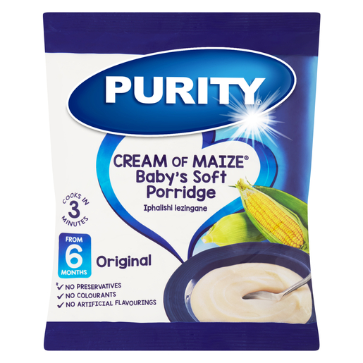 Purity Cream of Maize Baby's Soft Porridge Original 400g from 6 Months ...