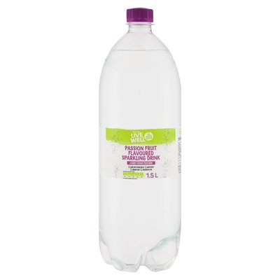 Live Well Passion Fruit Flavoured Sparkling Drink 1.5L | PnP