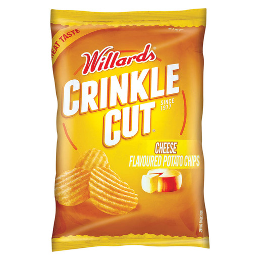 Willards Crinkle Cut Cheese 125g x 18 | PnP
