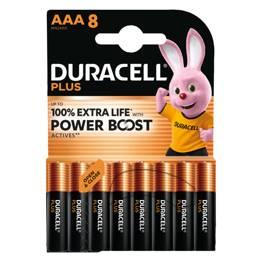Duracell Plus AAA Alkaline Batteries 8 Pack | PnP