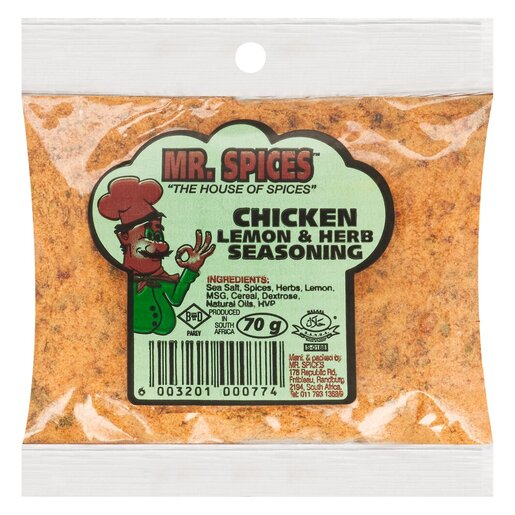 Mr Spice Chicken Lemon & Herb Seasoning 70g | PnP