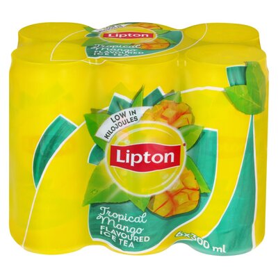 Lipton Ice Tea Tropical Mango 300ml x 6 | PnP