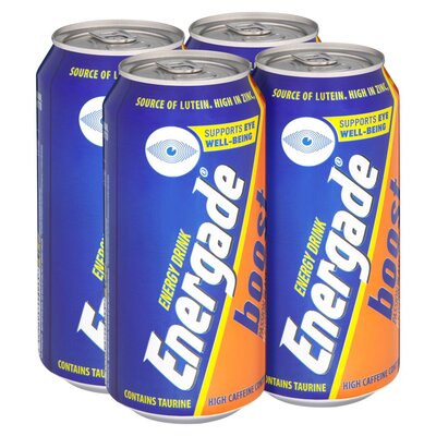 Energade Boost Carbonated Energy Drink Passion Blast 4 x 440ml | PnP