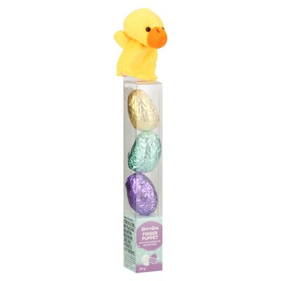 PnP Finger Puppet With Hollow Chocolate Egg 24g | PnP