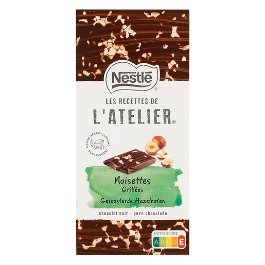Nestle L'atelier Dark Chocolate Hazelnut Chocolate 115g | PnP