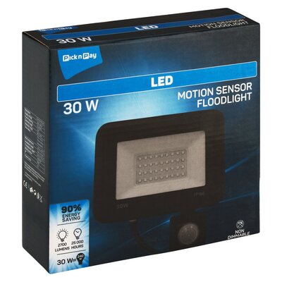 PnP Led Floodlight Sensor Cw 30w | Smart Price Specials | PnP Home