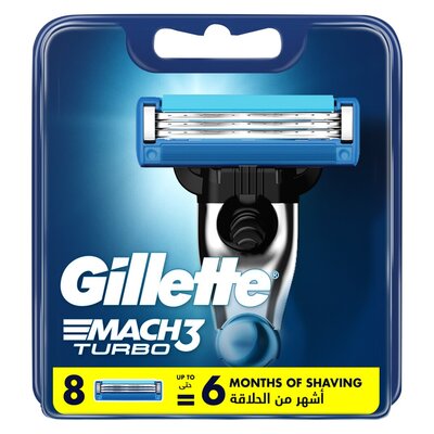 Gillette Mach 3 Razor Blades 8 Pack | PnP
