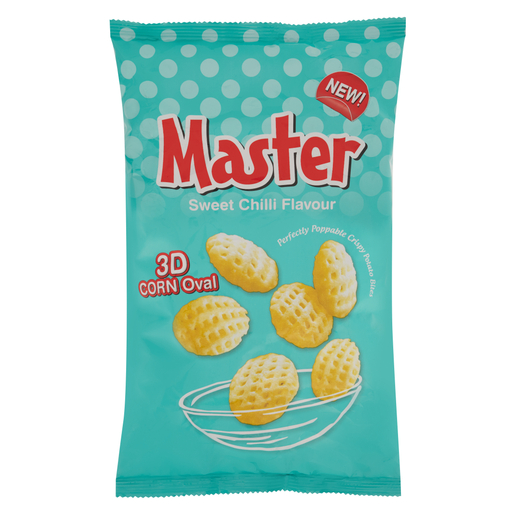 Master Sweet Chilli Flavour 3D Oval Corn 100g | PnP
