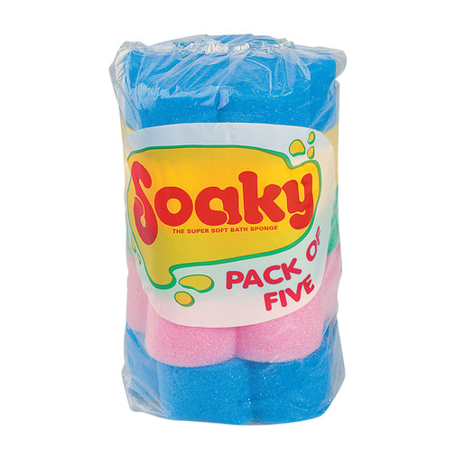 Soaky Sponges 5ea | PnP