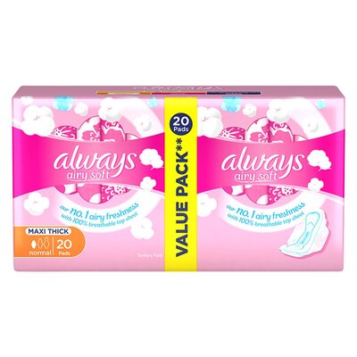 Always Maxi Cotton Normal Pads 10 Pack | PnP